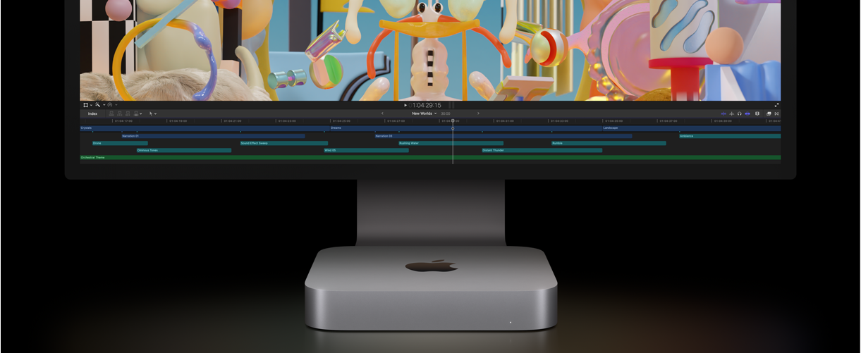 Mac mini. Supercharged by M2 and M2 Pro. – Machines